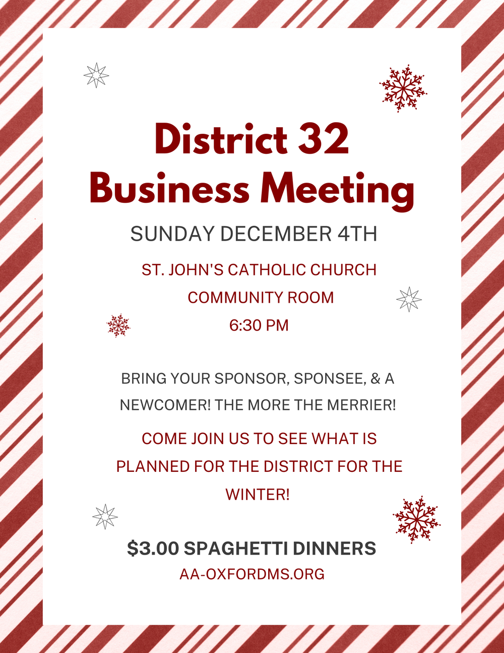 News & Events — Oxford, MS District 32 Alcoholics Anonymous
