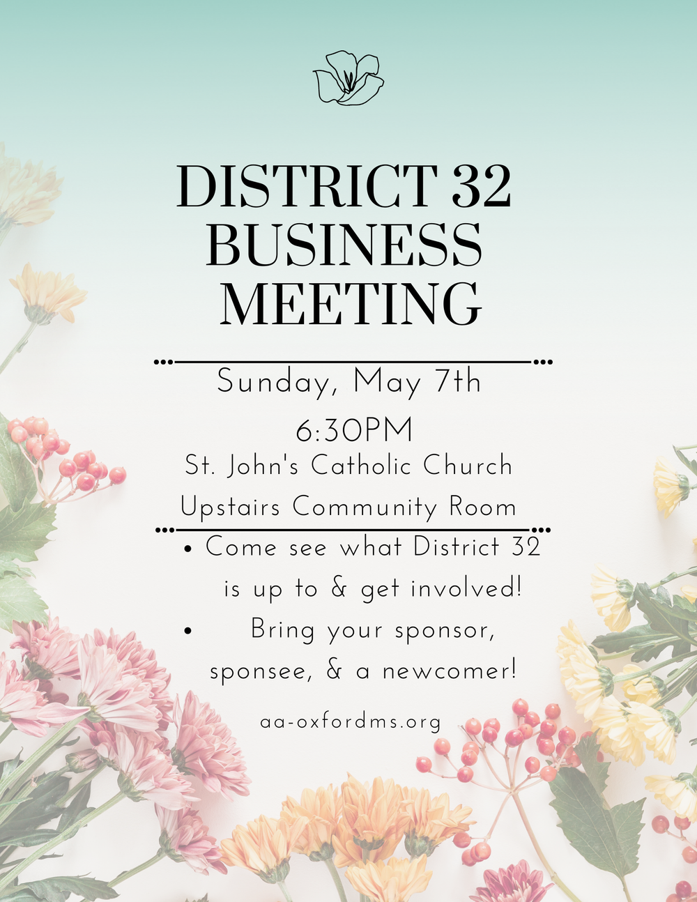 News & Events — Oxford, MS District 32 Alcoholics Anonymous