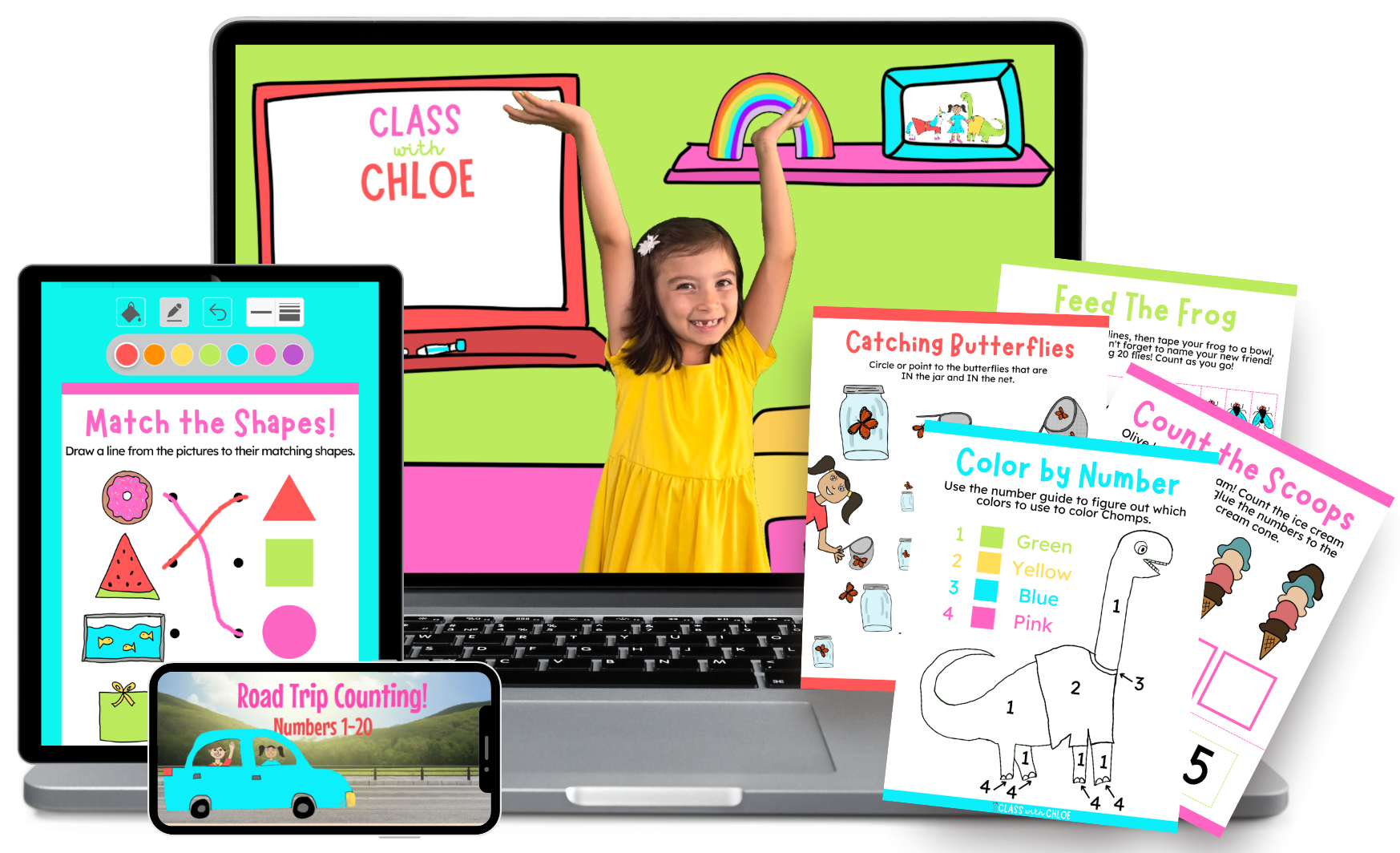 Class with Chloe: Fun, Educational Preschool Activities, Videos and Games!