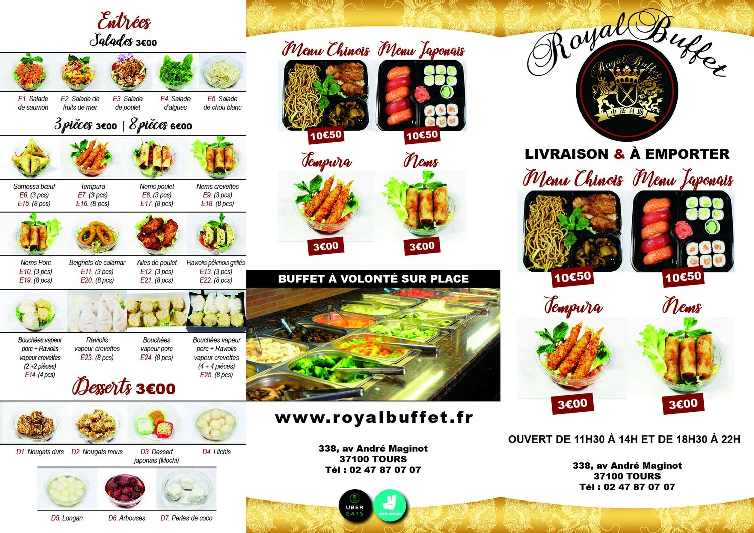 TOURS — Royal Buffet