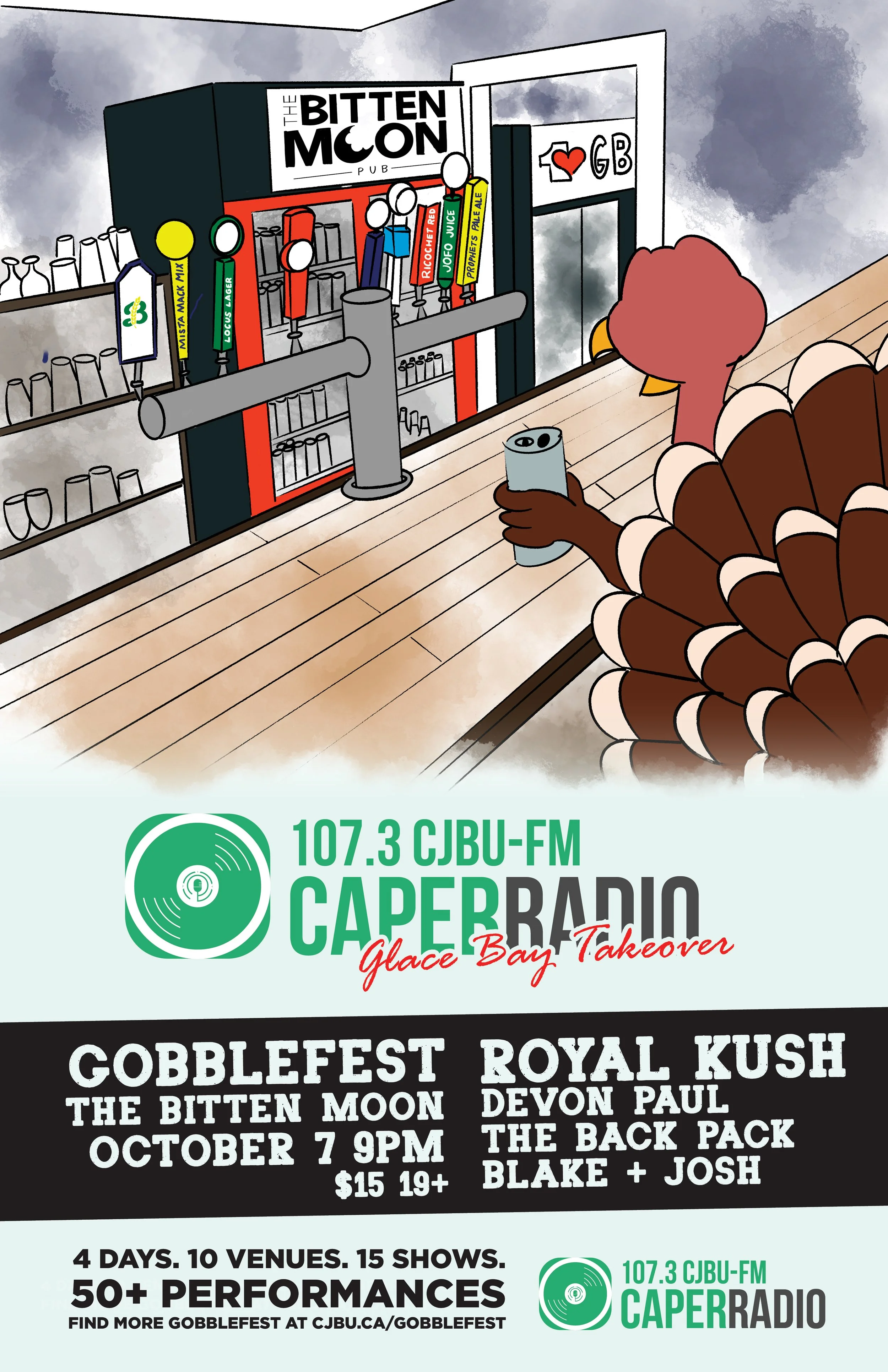 Gobblefest — 107.3FM CJBU-FM CAPER RADIO