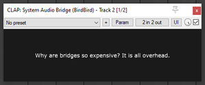 System Audio Bridge — Bird's