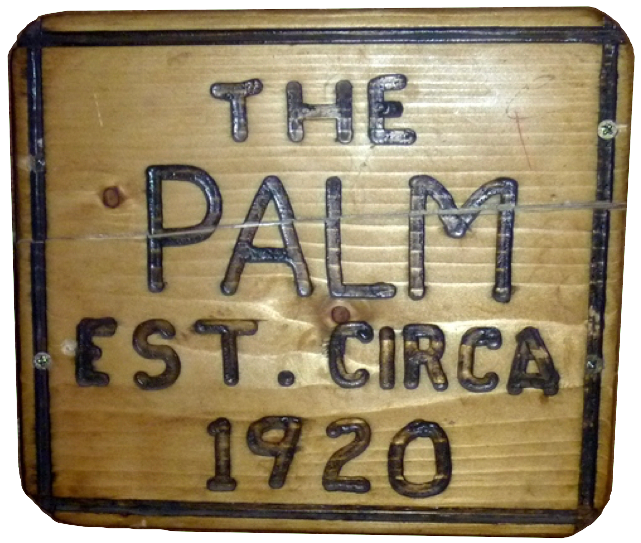 100+ Years In The Making — The Palm Bar and Grill