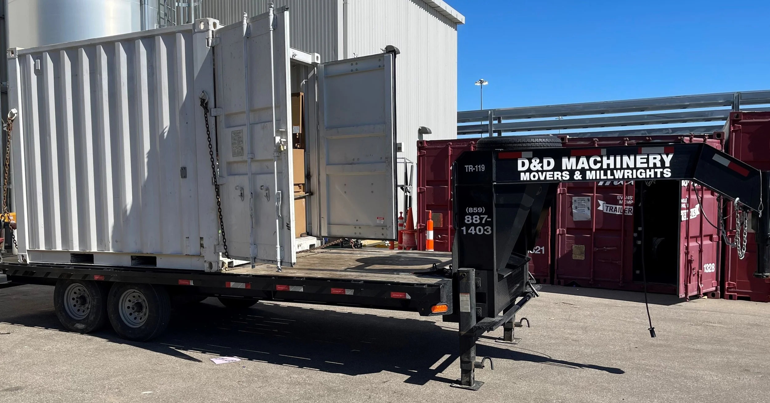 Complete Factory Relocation — D & D Machinery Movers and Millwrights Inc.