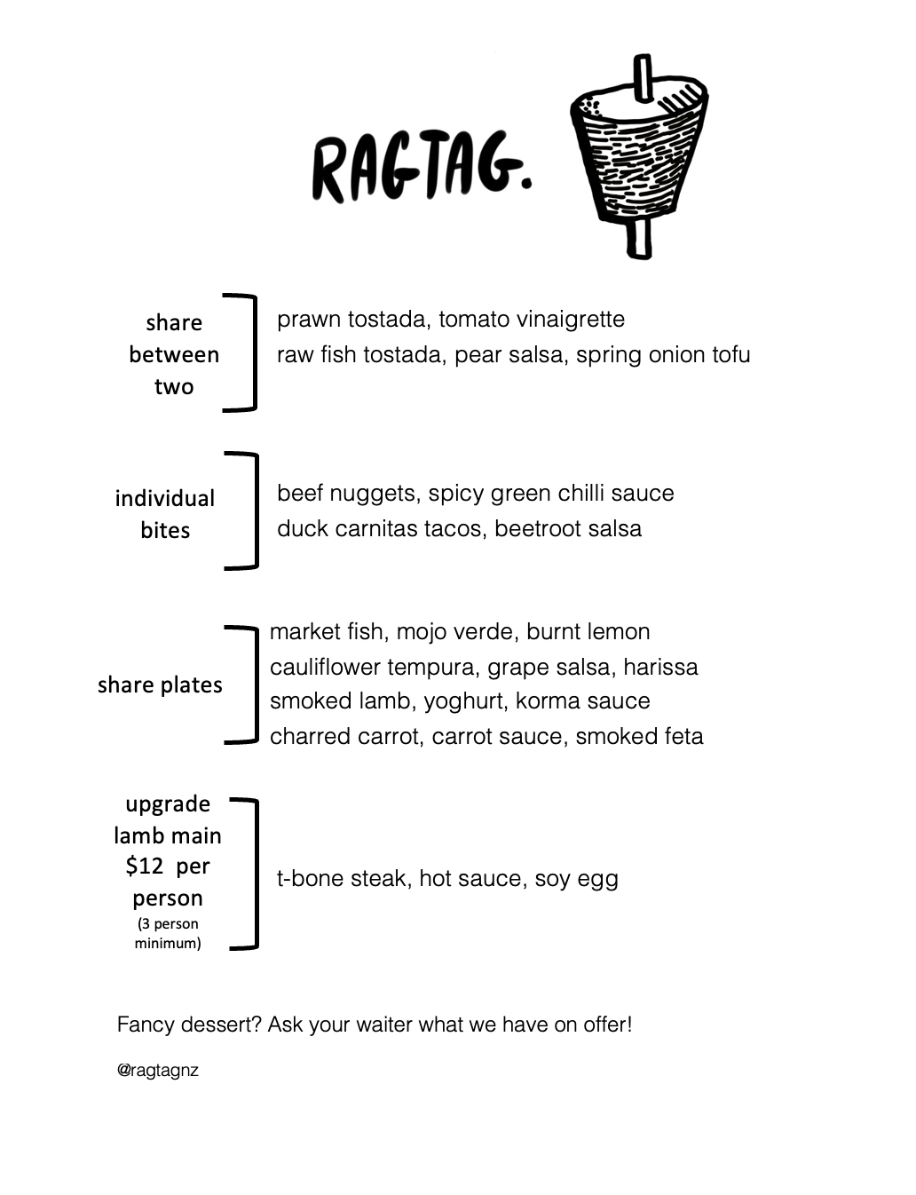 Menu — Ragtag