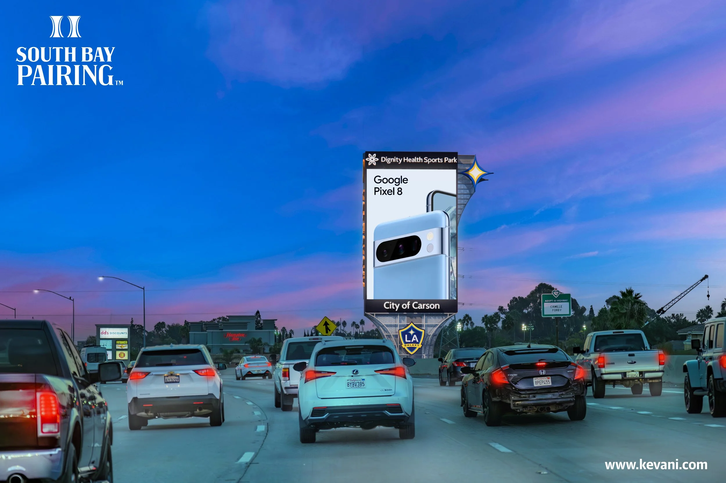 South Bay Pairing - Double-Sided Digital Billboard - 405 Freeway / Los ...