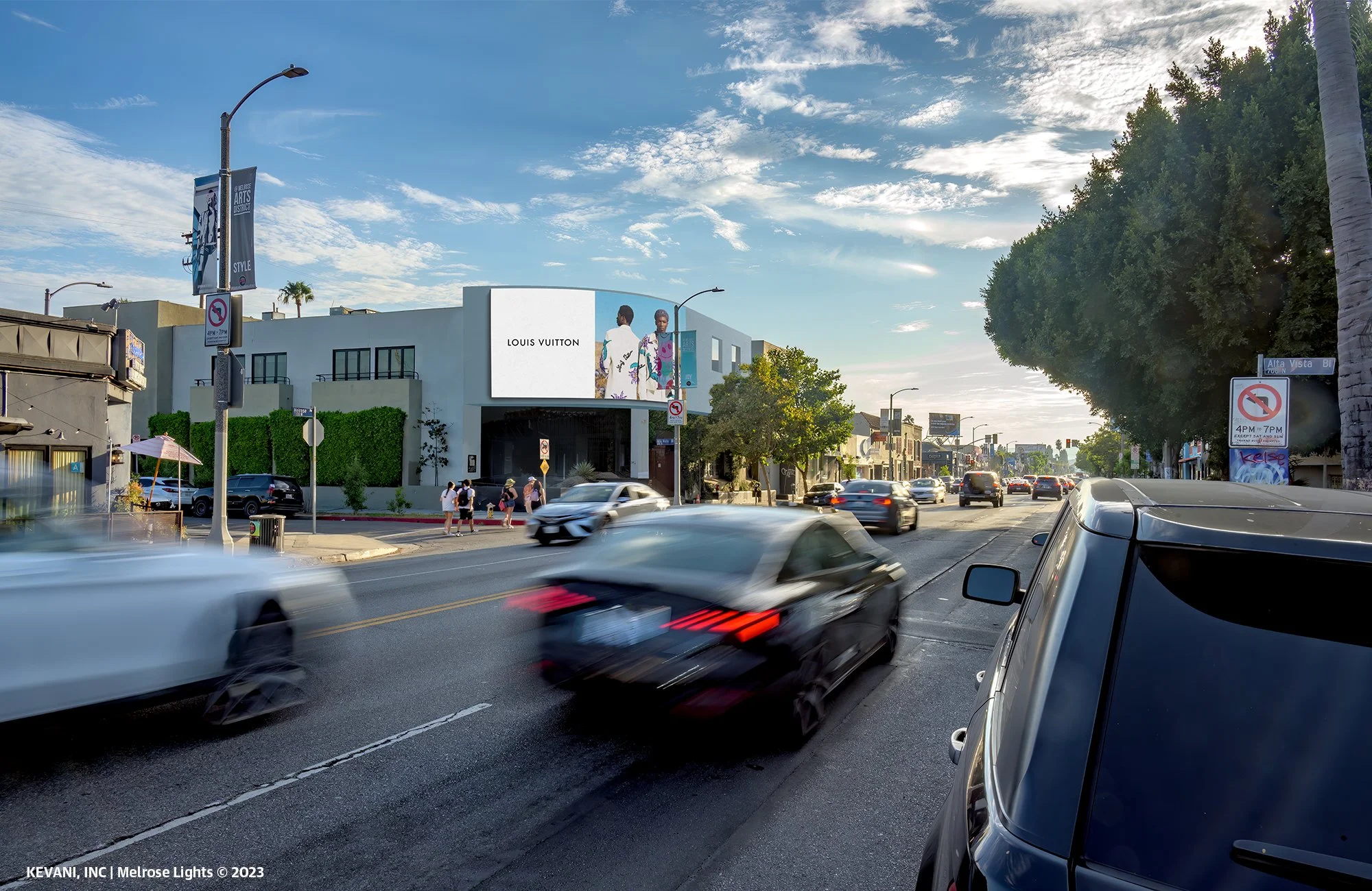 Melrose Lights™ - Digital Display Billboard — KEVANI