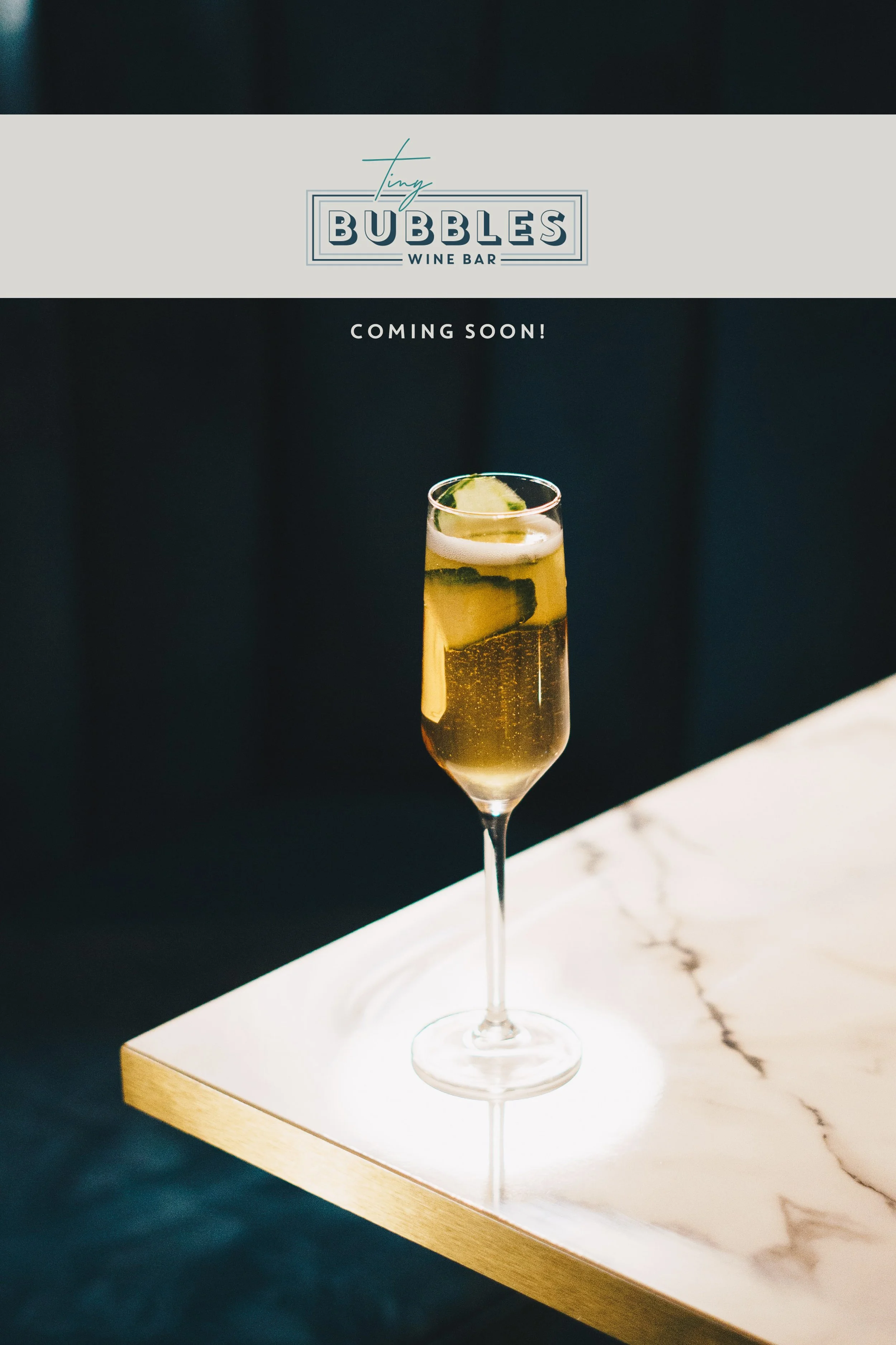 WINE BAR — Tiny Bubbles