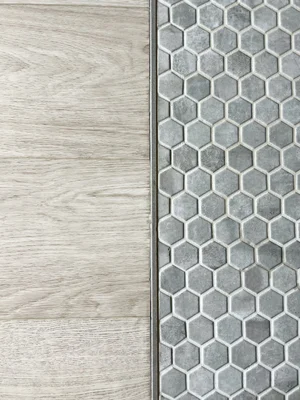 Flush Transition from Tile to Flooring — Studio Lee Design Company