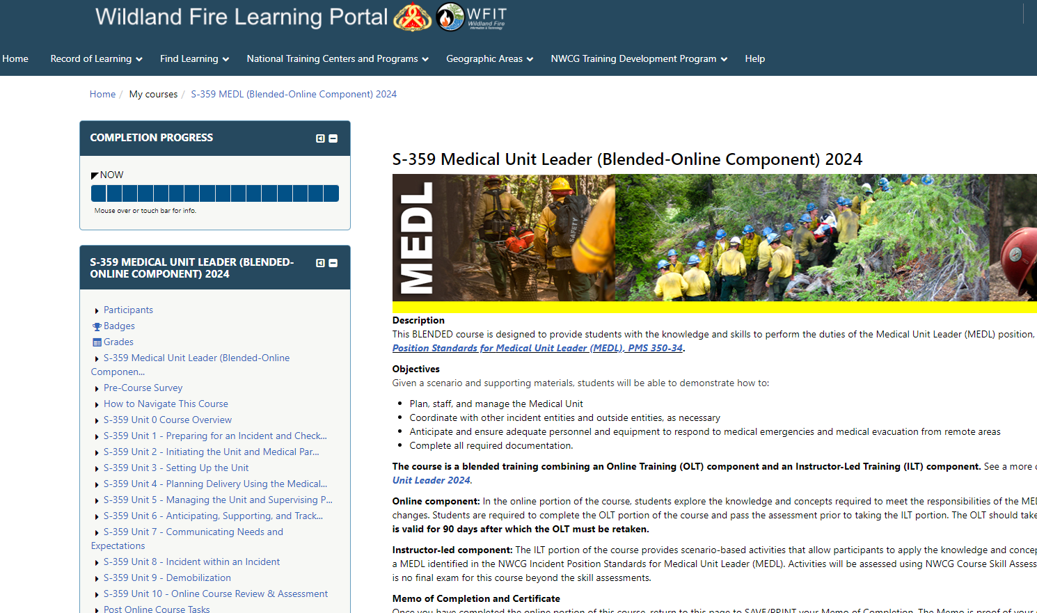 S-359 — Arizona Wildfire and Incident Management Academy