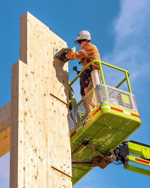 Glued Laminated Or Glulam Timber Installation Service In Melbourne