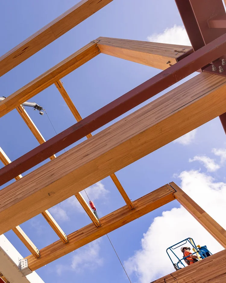 Glued Laminated Or Glulam Timber Installation Service In Melbourne