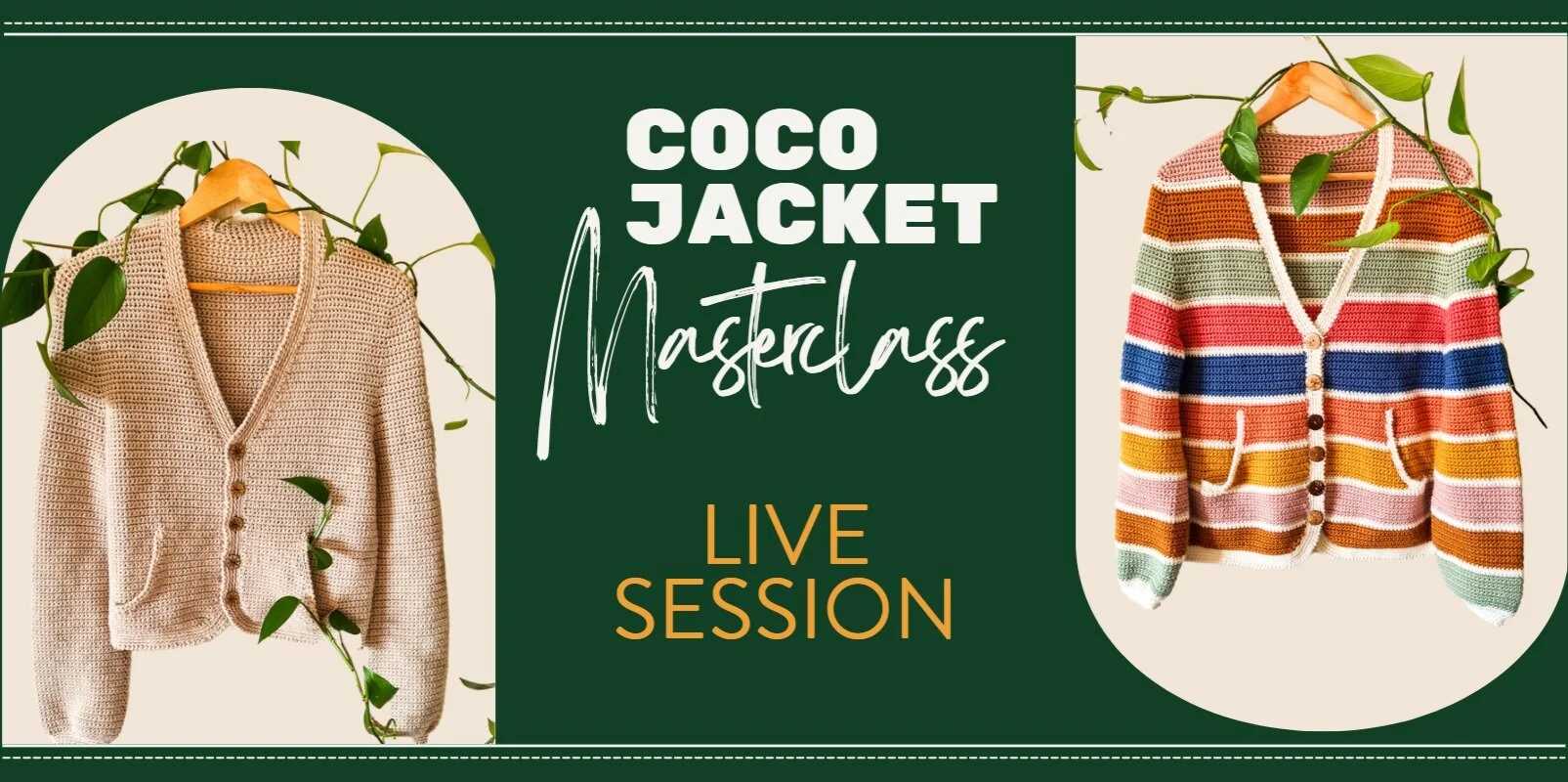 Coco Jacket Masterclass Live Session — Nomad Stitches