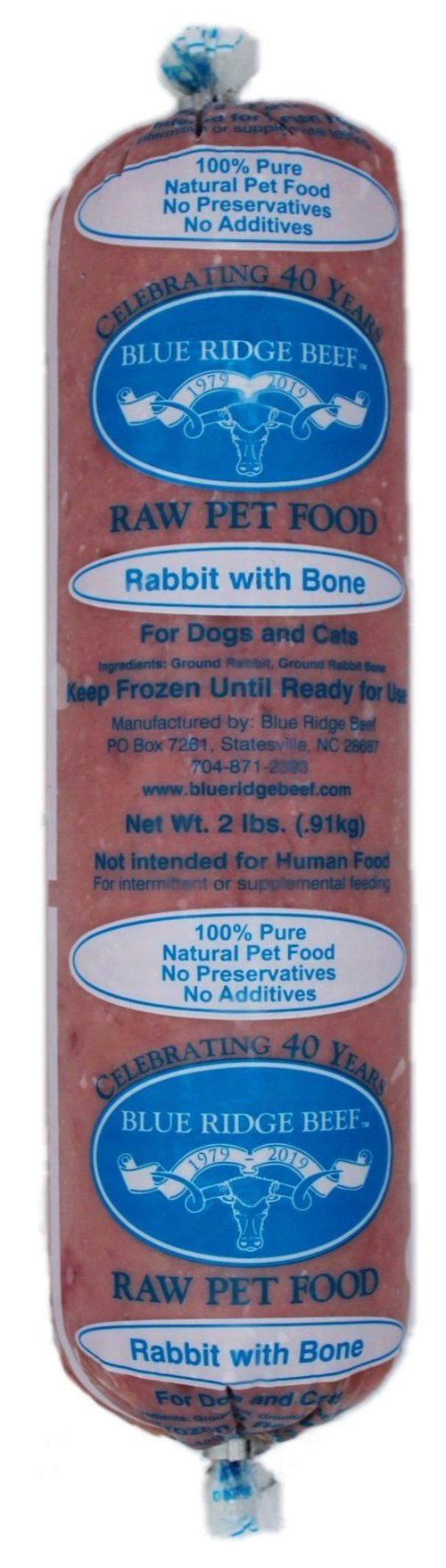 Rabbit with Bone - Raw Pet Food for Dogs — Blue Ridge Beef