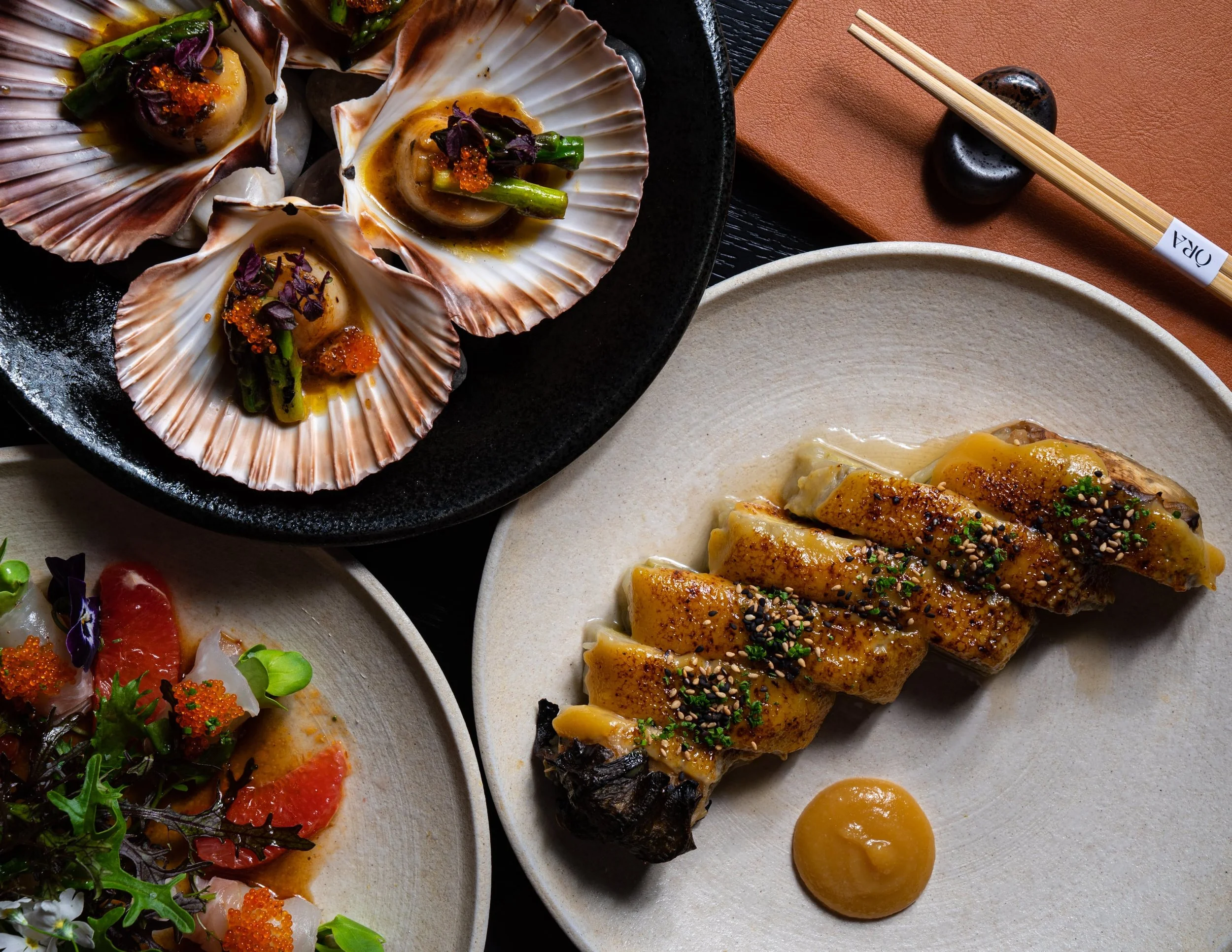 Japanese Restaurant Menu — Ora Restaurant