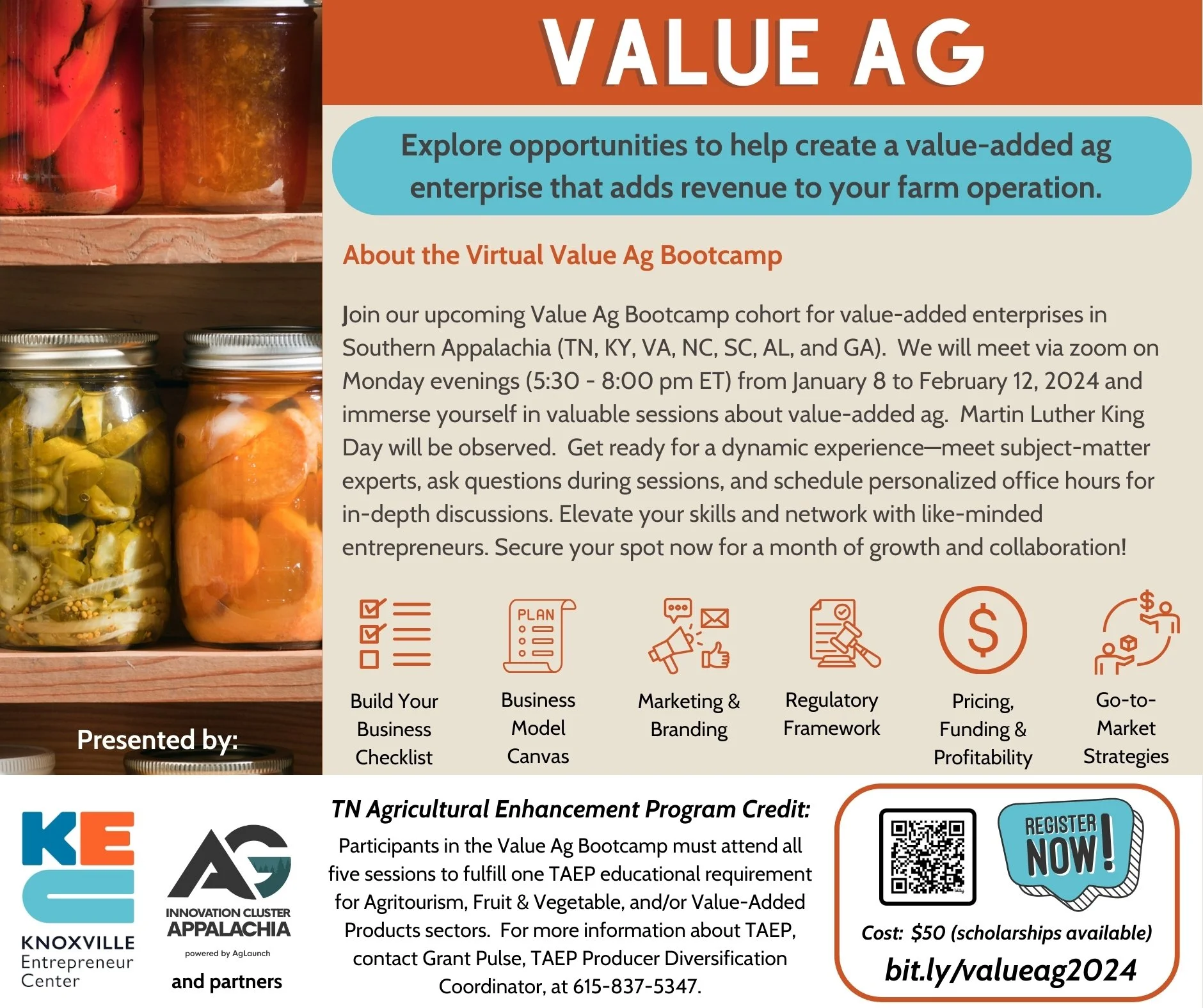 Value Ag Virtual Bootcamp — Tennessee Local Food