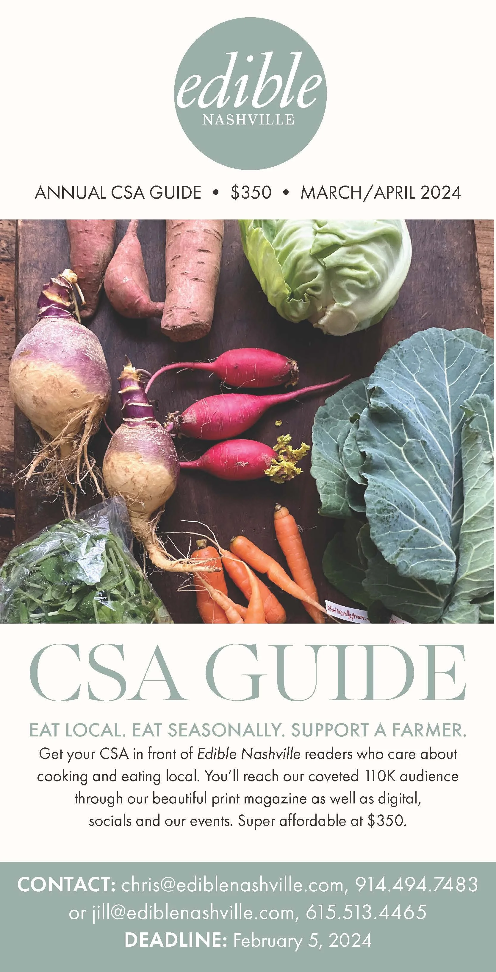 Edible Nashville CSA Guide — Tennessee Local Food
