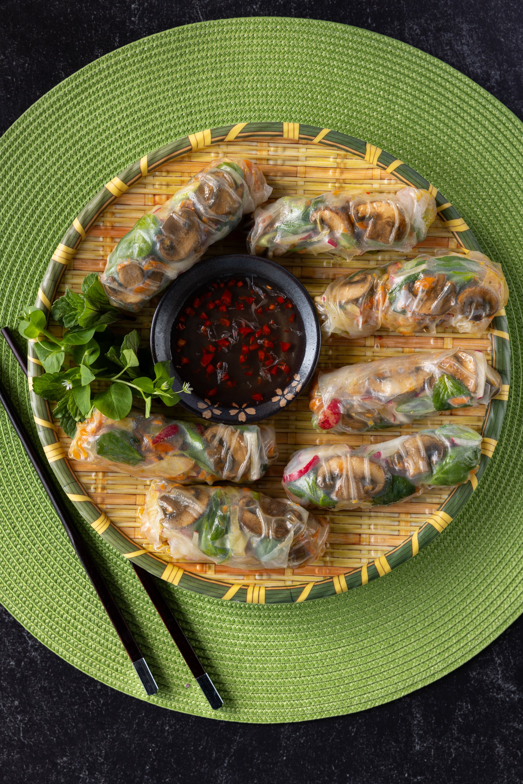 Vegetable Spring Rolls with Sweet Chile Sauce — Chef Shannon Smith ...
