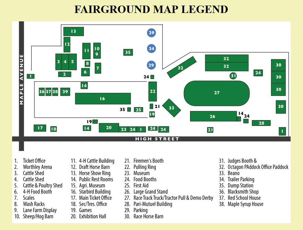Fairground Map — Farmington Fair