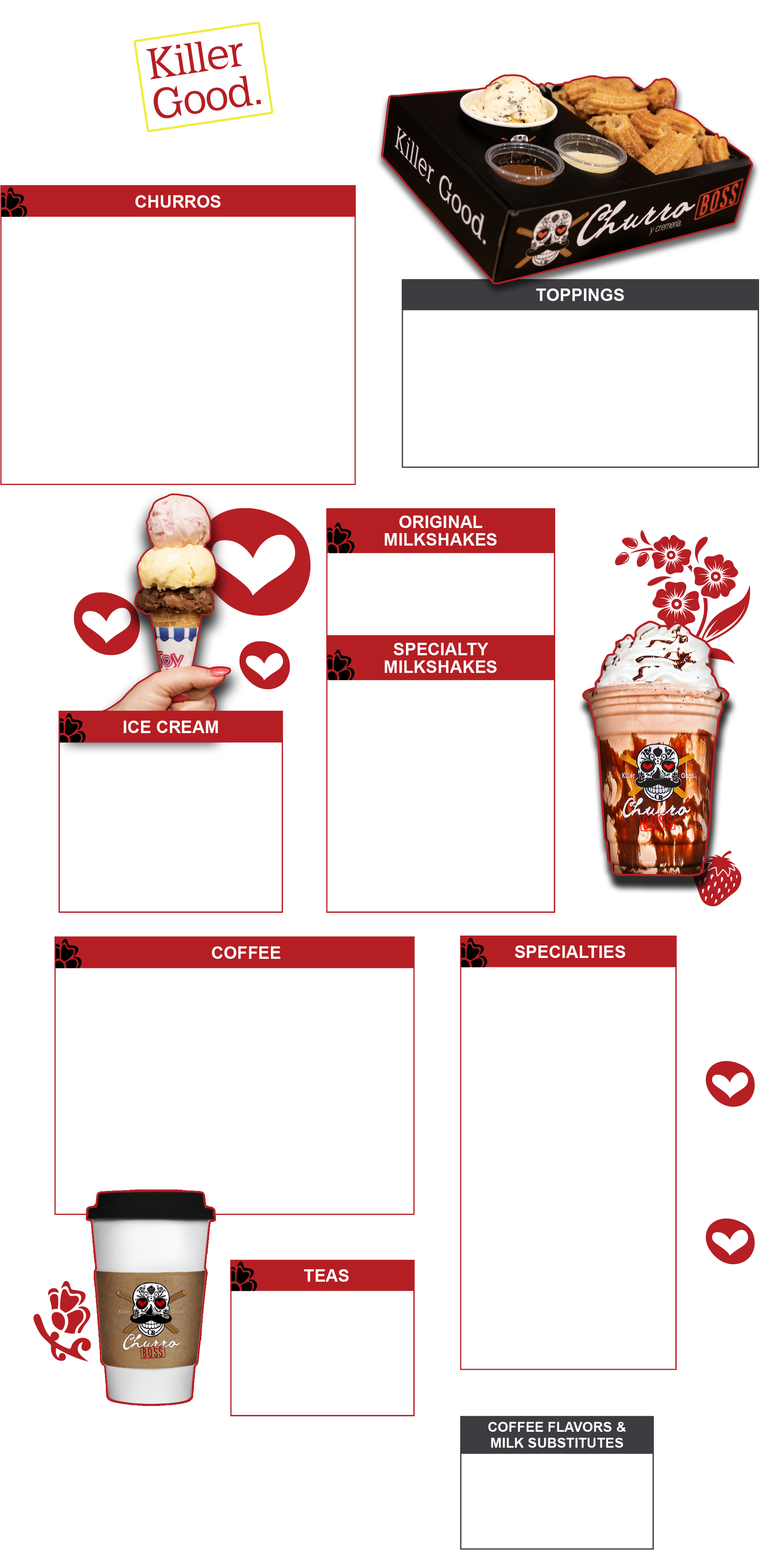 Menu — Churro Boss