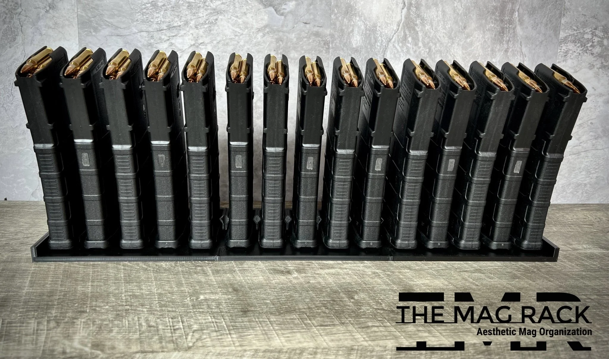 Mag Rack 5.56 (15) — The Mag Rack - AR 15 Magazine Storage and Display ...