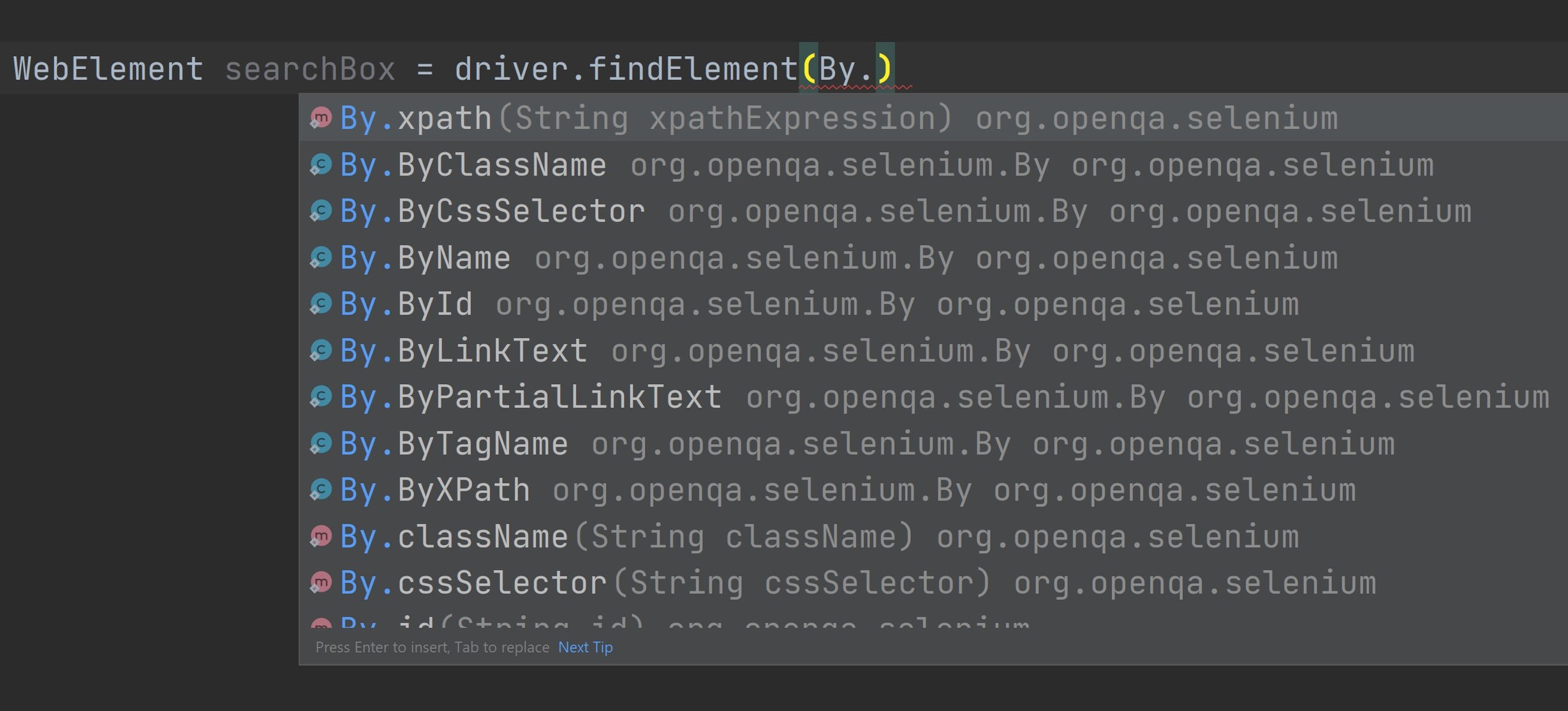 selenium webdriver localizadores estrategias de localizacion — Quality ...