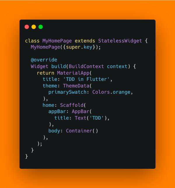 Flutter — Test Driven Development (TDD)