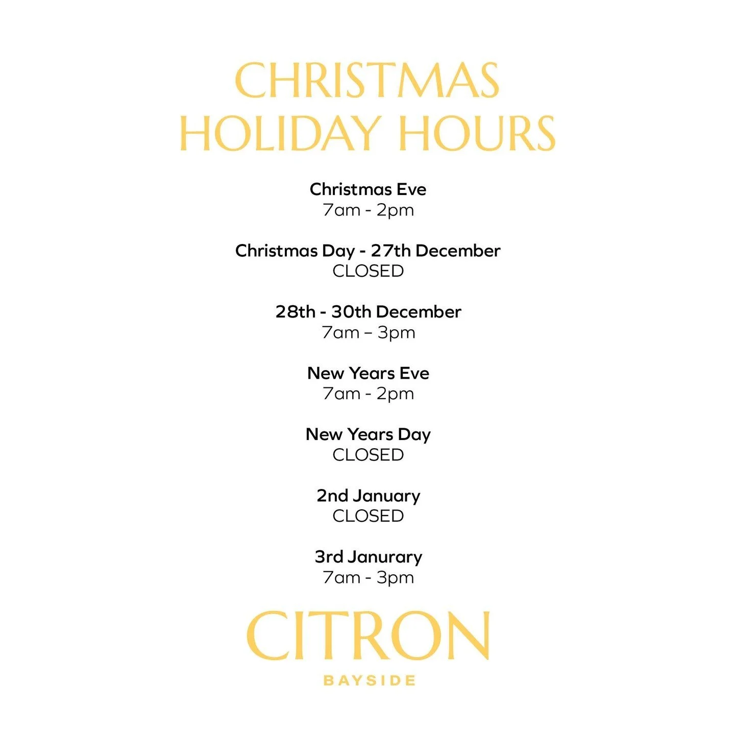 Contact Us — Citron - Bayside