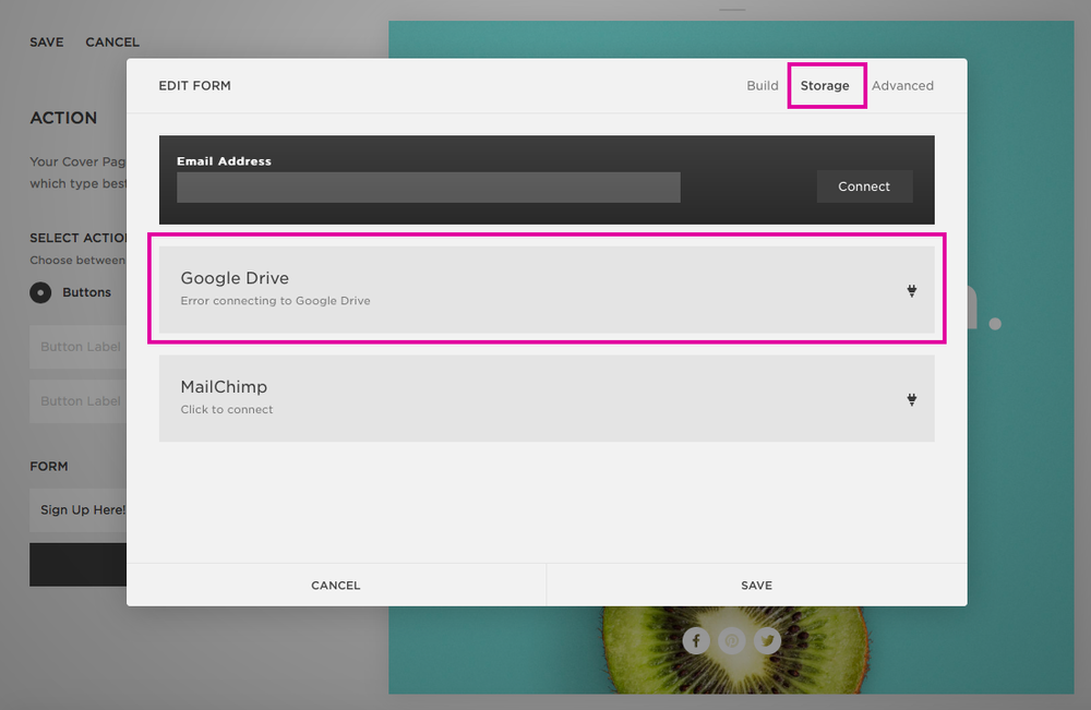 How To Link a Squarespace Cover Page Button to ConvertKit | Tech ...