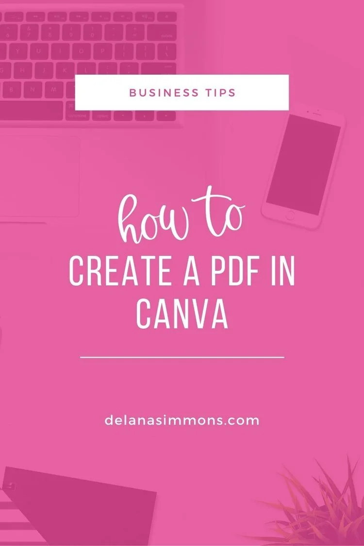 How to Create a PDF in Canva | Tech & Templates for Solopreneurs ...