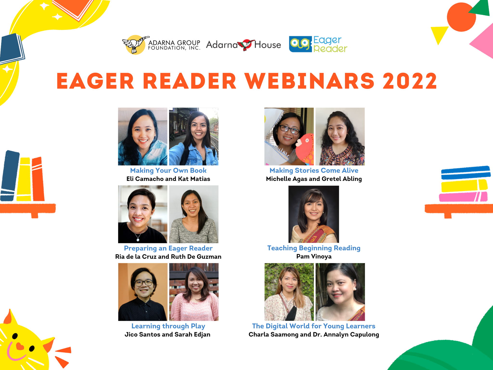 2022: The Year of Eager Reader Webinars — Adarna Group Foundation, Inc.