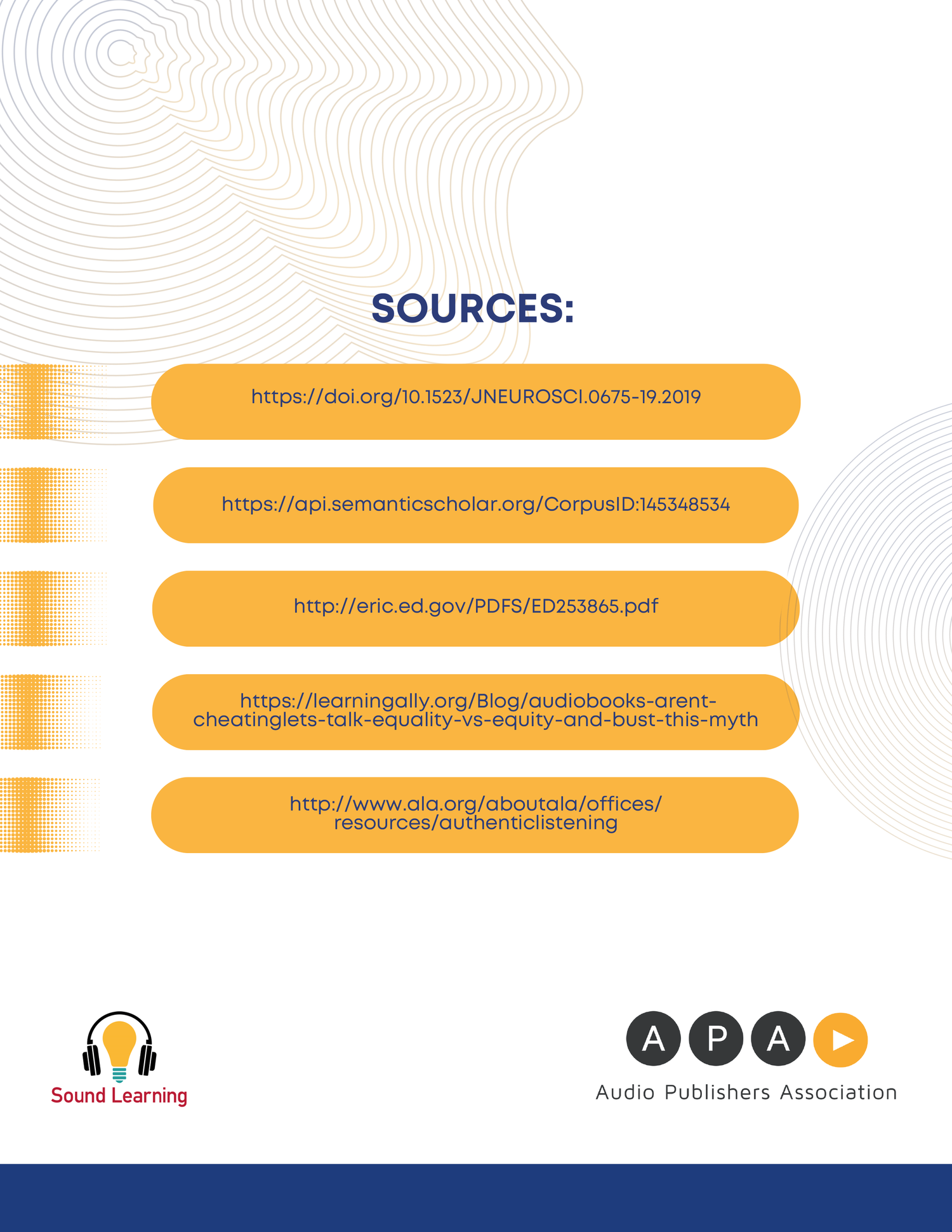 SOUND LEARNING — Homepage