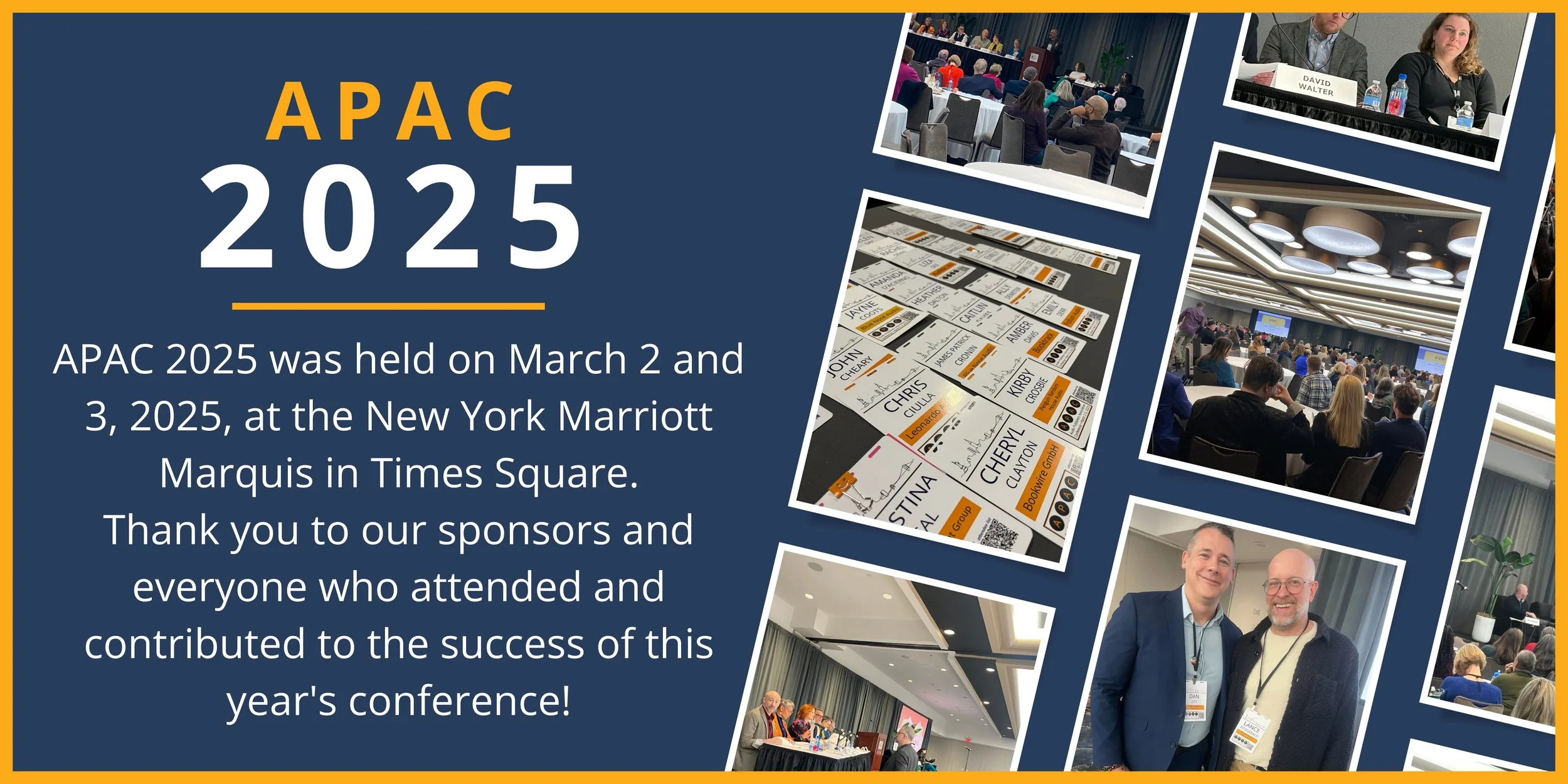 Annual Conference (APAC) — Homepage