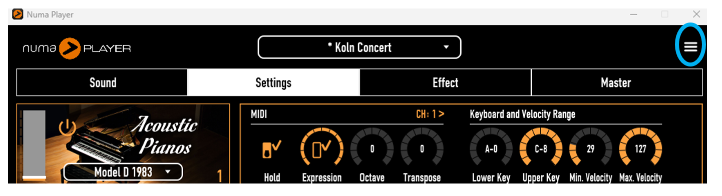 Numa Player with ChordWalk on Windows. — Chordwalk