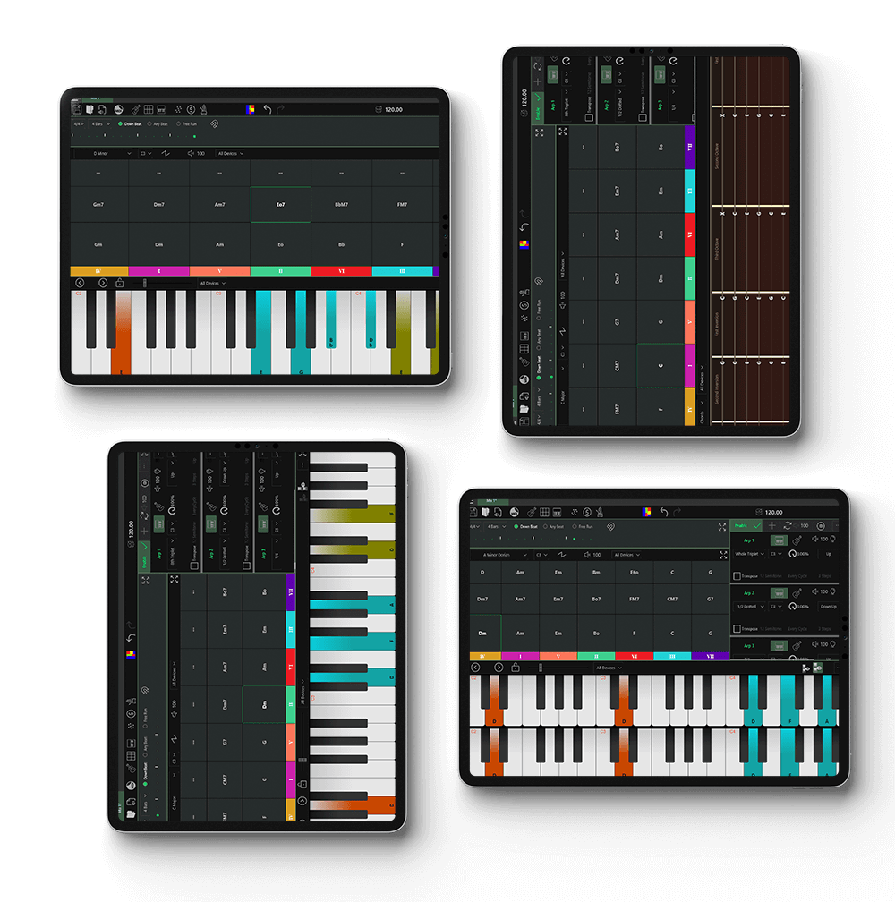 Using Chordwalk with Garageband on iPad — Chordwalk