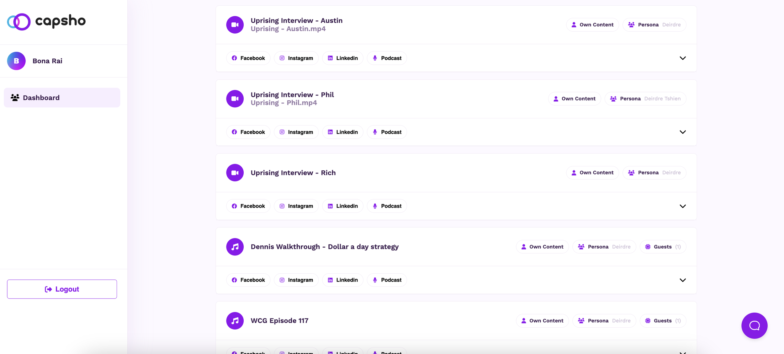Capsho - The Fastest Way to Repurpose & Market Your Expert Content