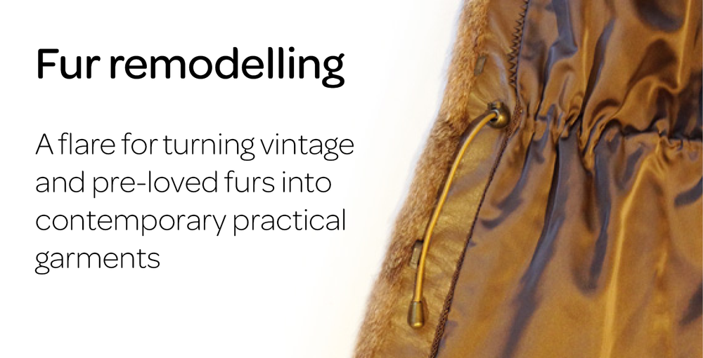 Fur design, fur alterations, fur repair and fur remodelling — Ninx Couture