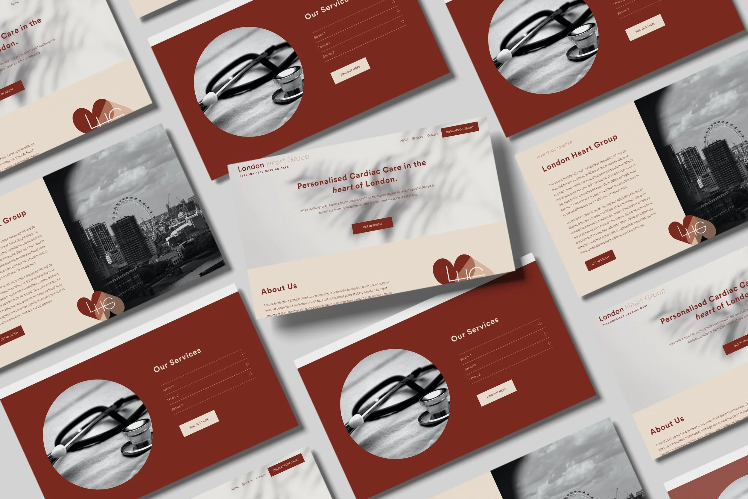 London Heart Group — Soley Creative Design Studio | Branding • Websites ...
