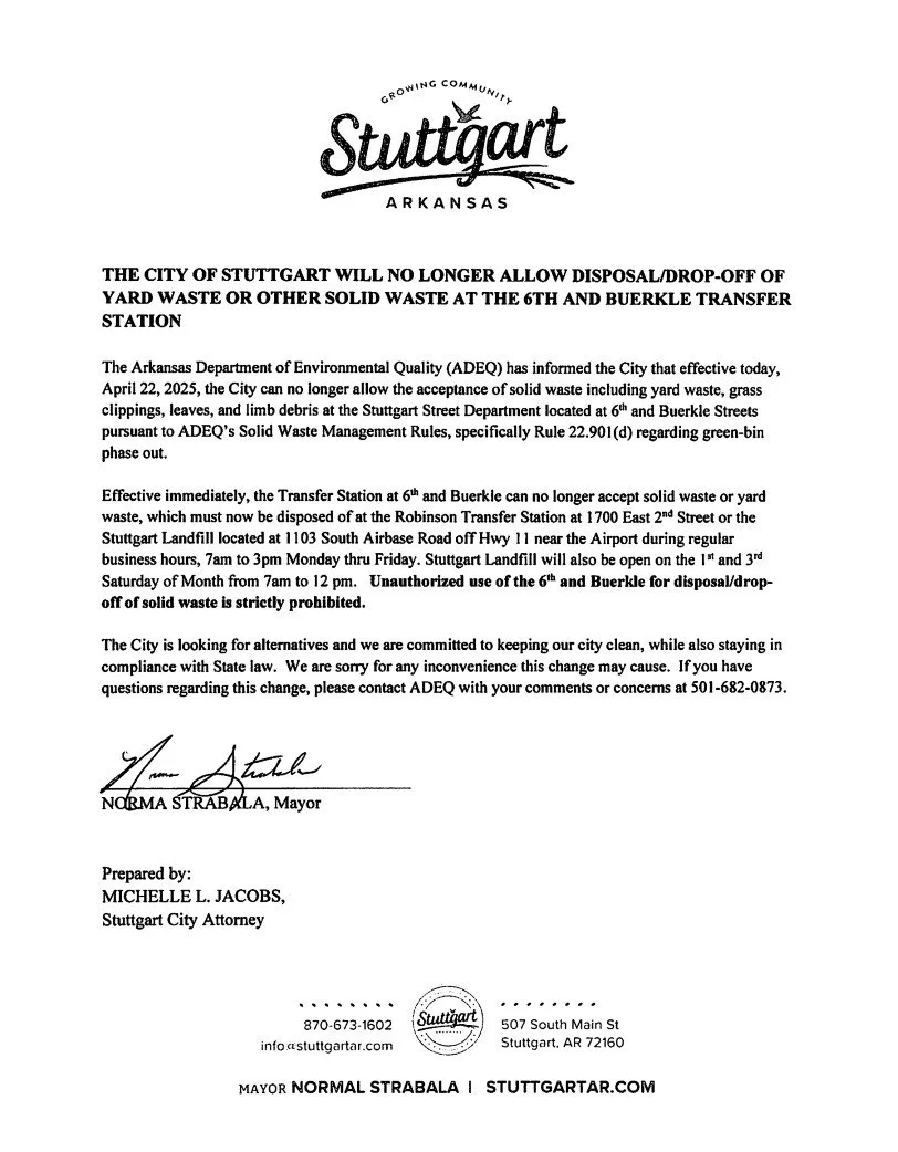City of Stuttgart, Arkansas