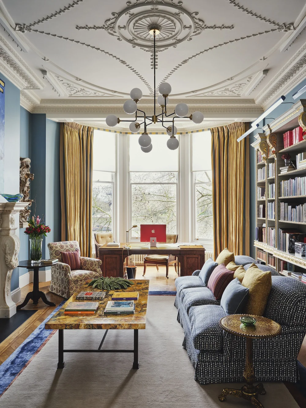 London flat interior design, interior decoration and design, Chelsea ...