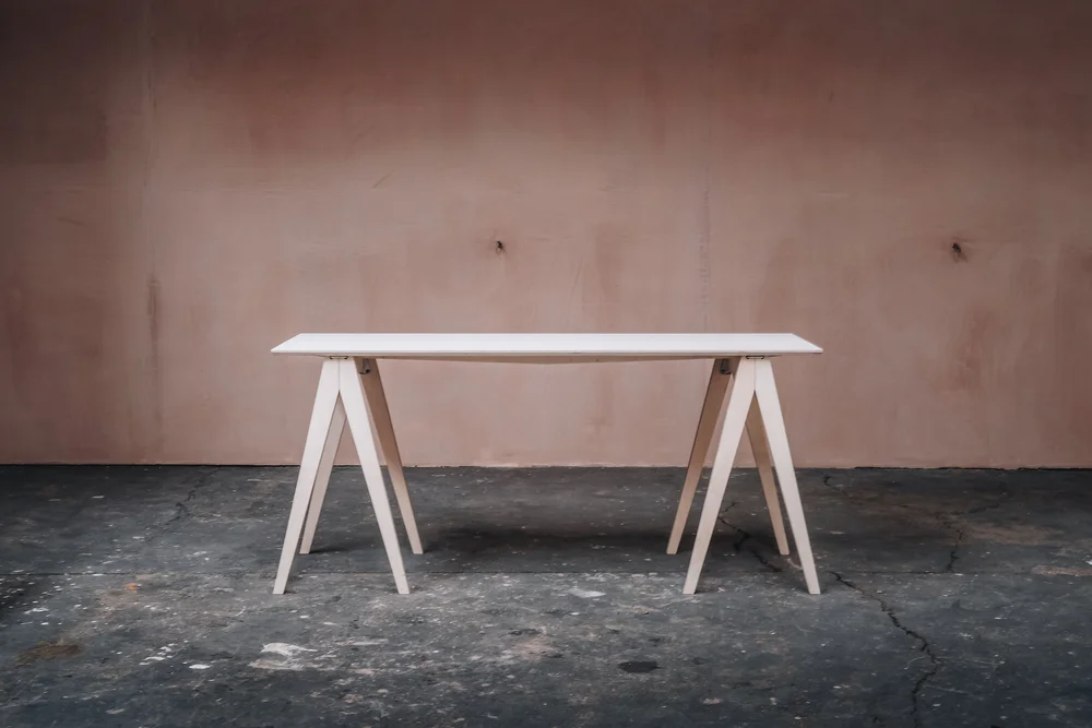 LW TRESTLE TABLE | BLACK — SAMM