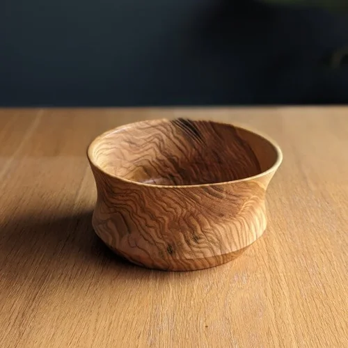 False Acacia Wooden Bowl | Black Locust Timber Bowl — One Eyed Woodworker