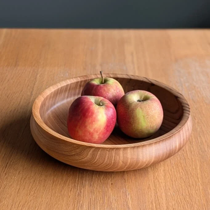 False Acacia Wooden Bowl | Black Locust Timber Bowl — One Eyed Woodworker