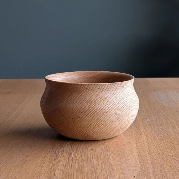 False Acacia Wooden Bowl | Black Locust Timber Bowl — One Eyed Woodworker
