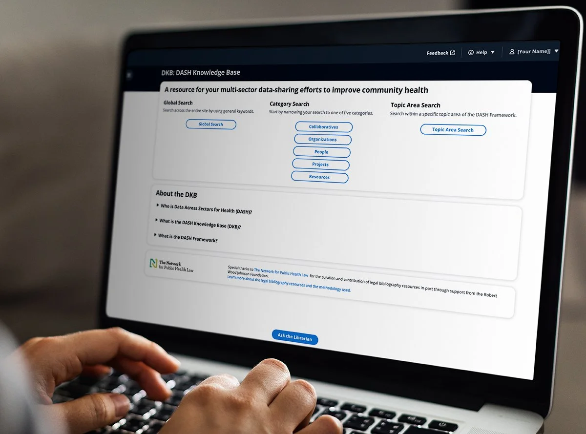 Goodbye, Hello — DASH — Data Across Sectors for Health