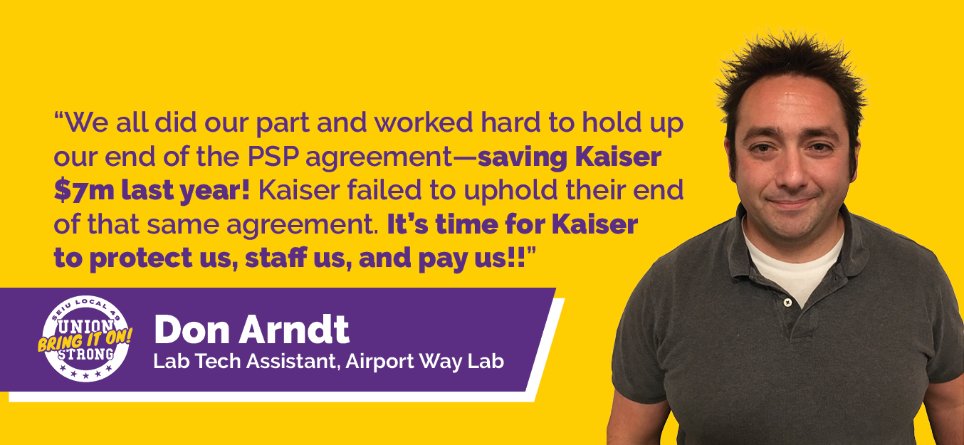 Kaiser, Where Is Our Partnership?? — SEIU Local 49