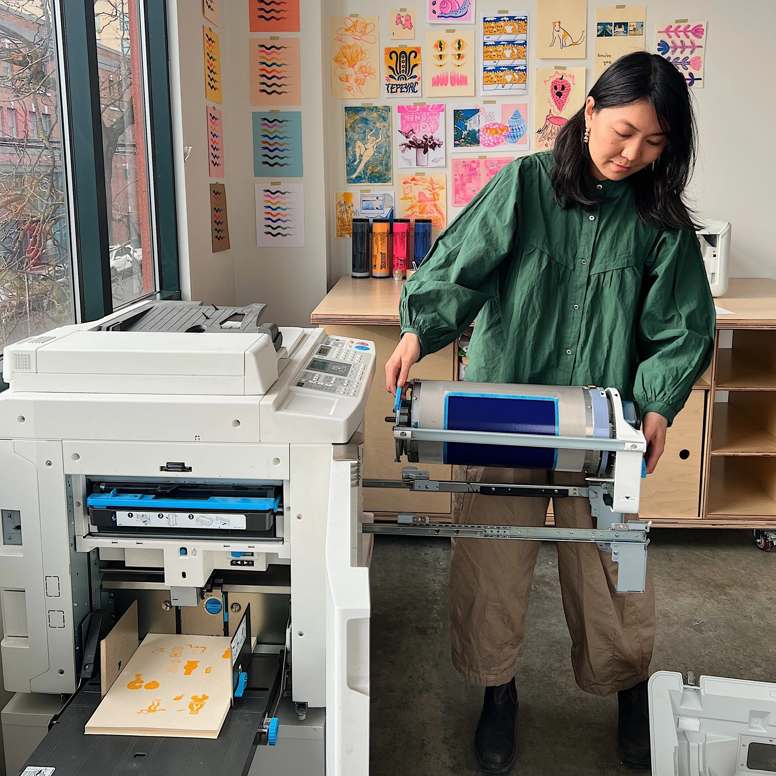Risograph Classes & Workshops — Reclaim Clay Collective