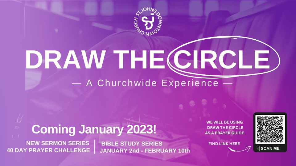 Draw the circle forms — St. John's Downtown Church