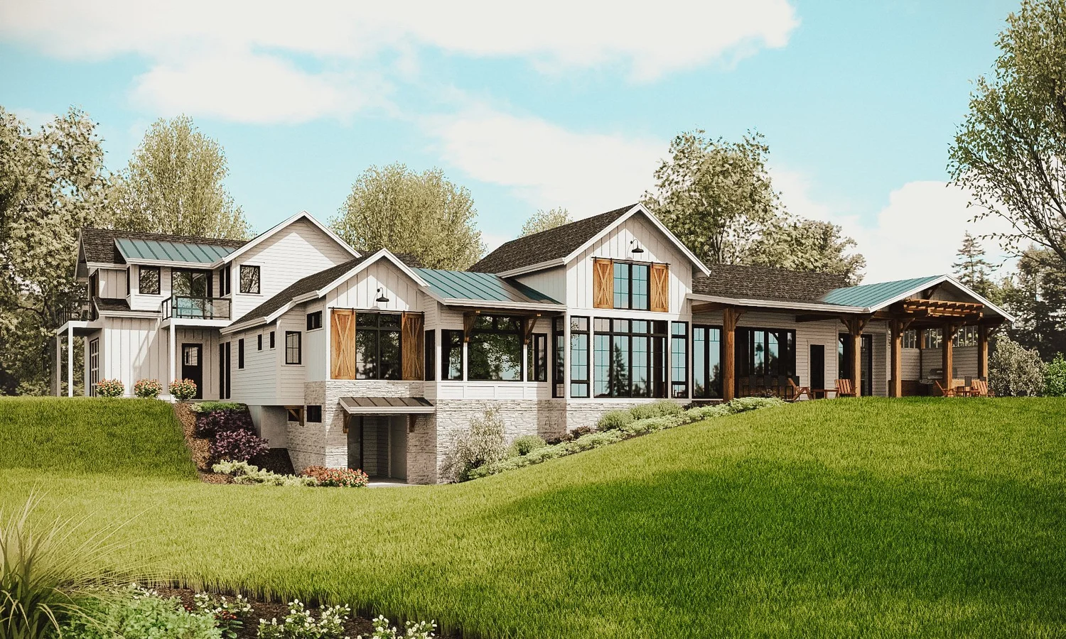 Lake Front Farmhouse — Parmenter Homes | Chelan, WA Luxury Custom Home ...