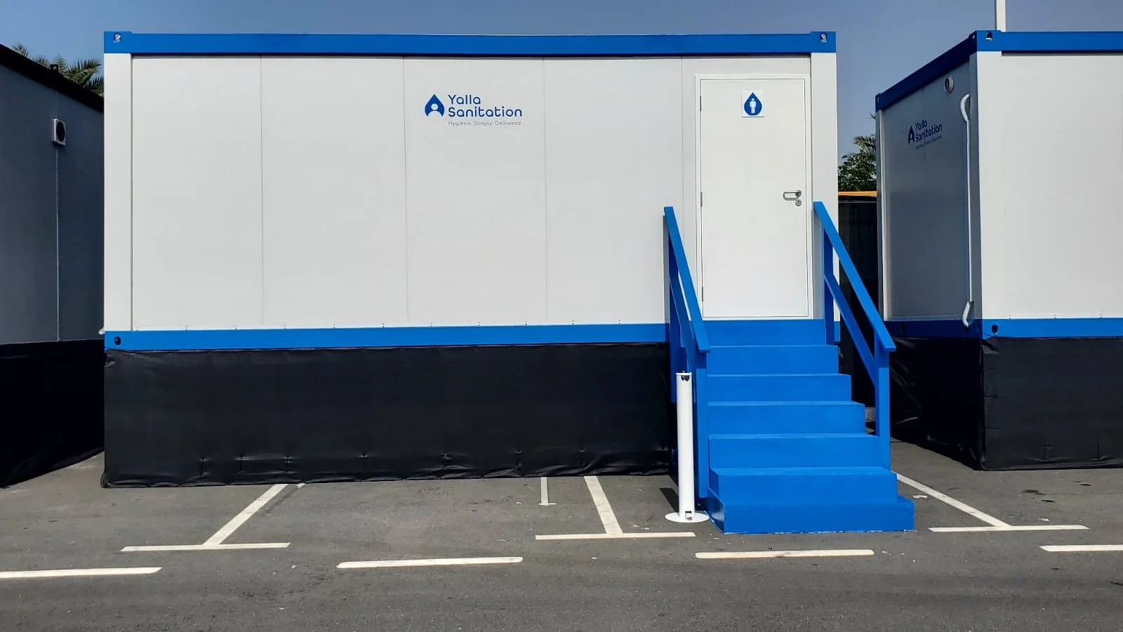 20ft Toilet Portacabin / Ablution Unit — Yalla Sanitation